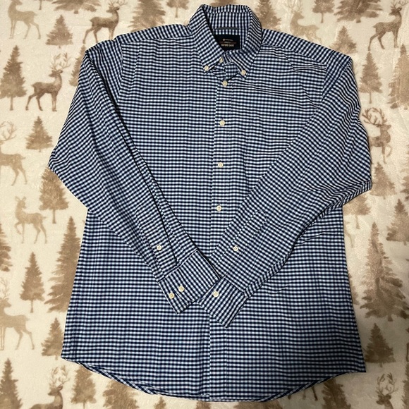 Member's Mark | Shirts | Members Mark Mens Button Down Blue Polo Shirt ...